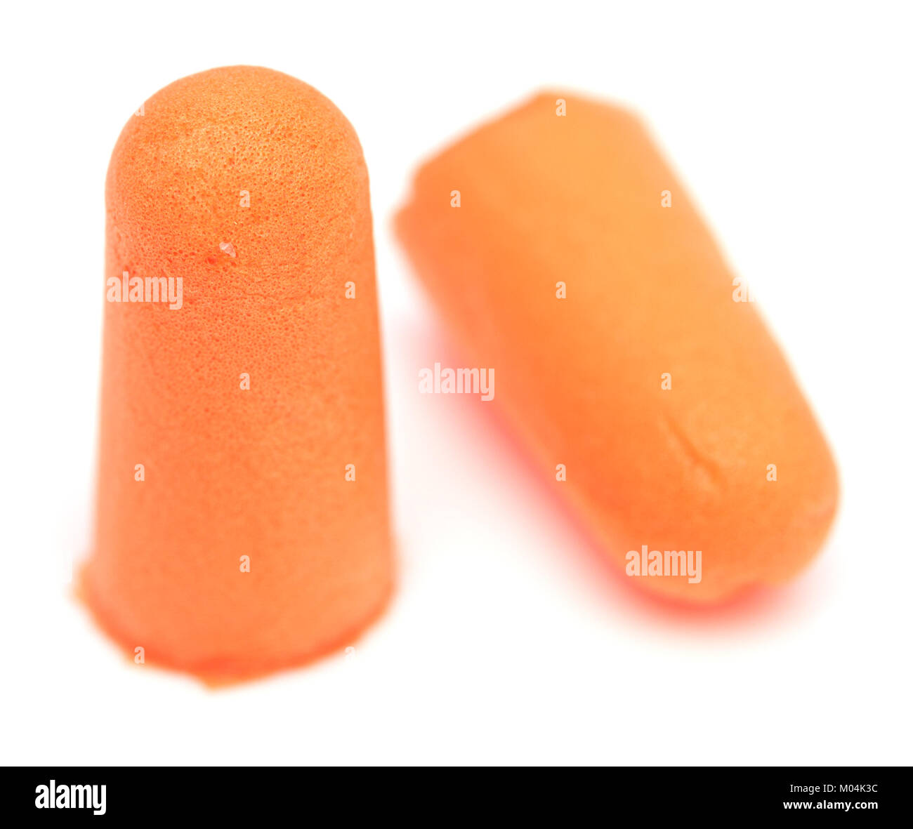 Ear plugs isolated on white background Stock Photo - Alamy