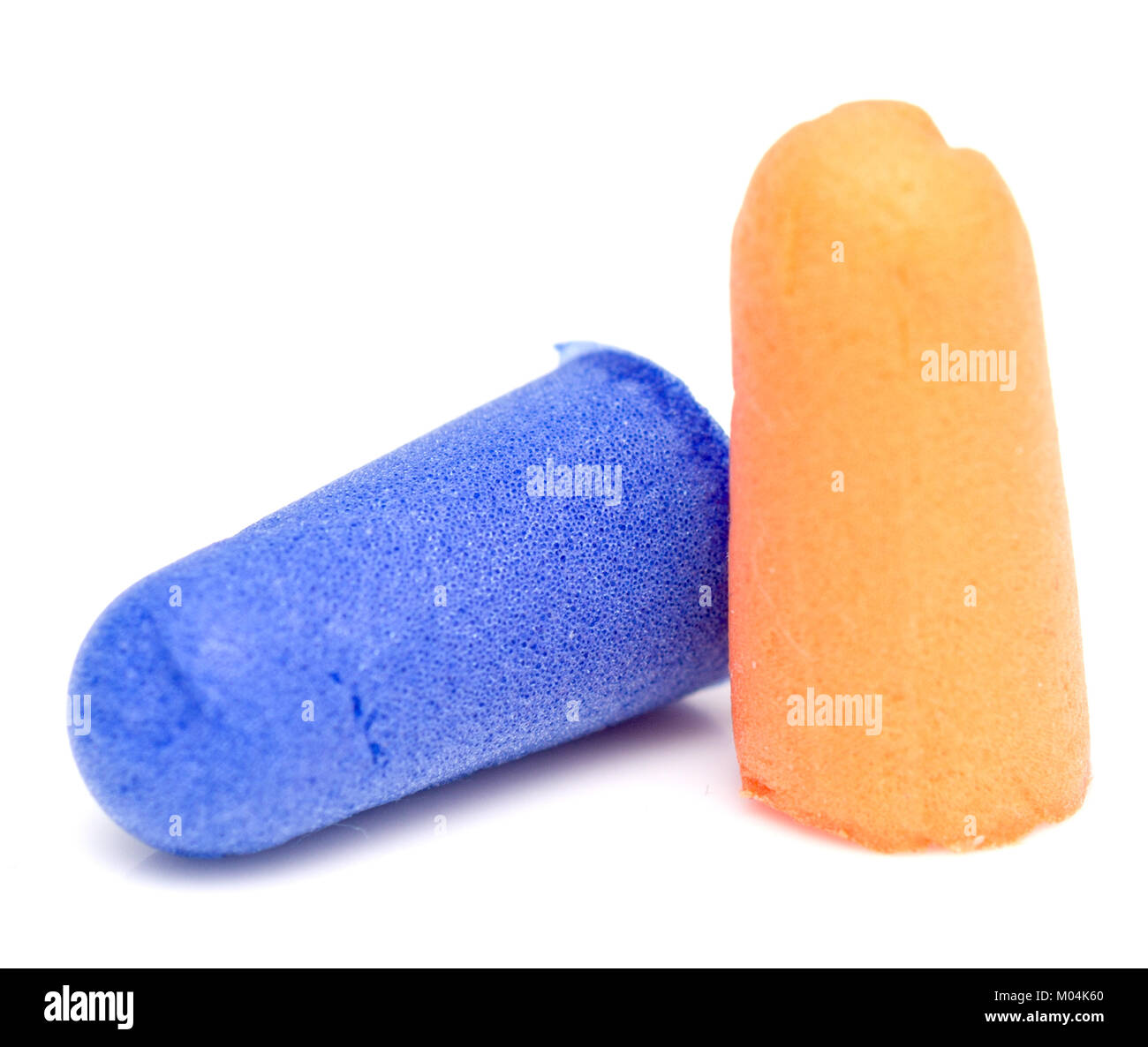Ear plugs isolated on white background Stock Photo - Alamy