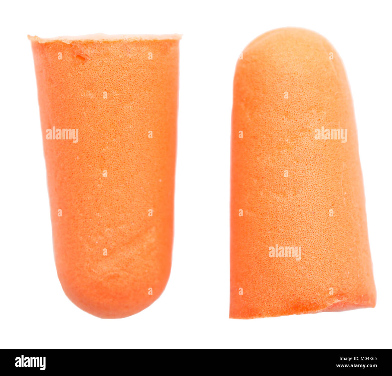 Ear plugs isolated on white background Stock Photo - Alamy