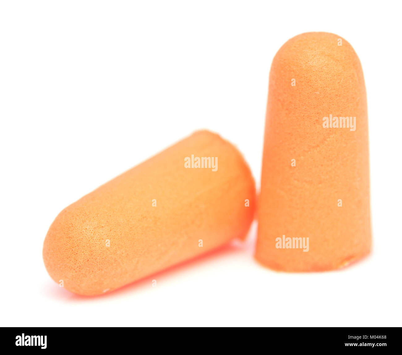 Ear plugs isolated on white background Stock Photo - Alamy