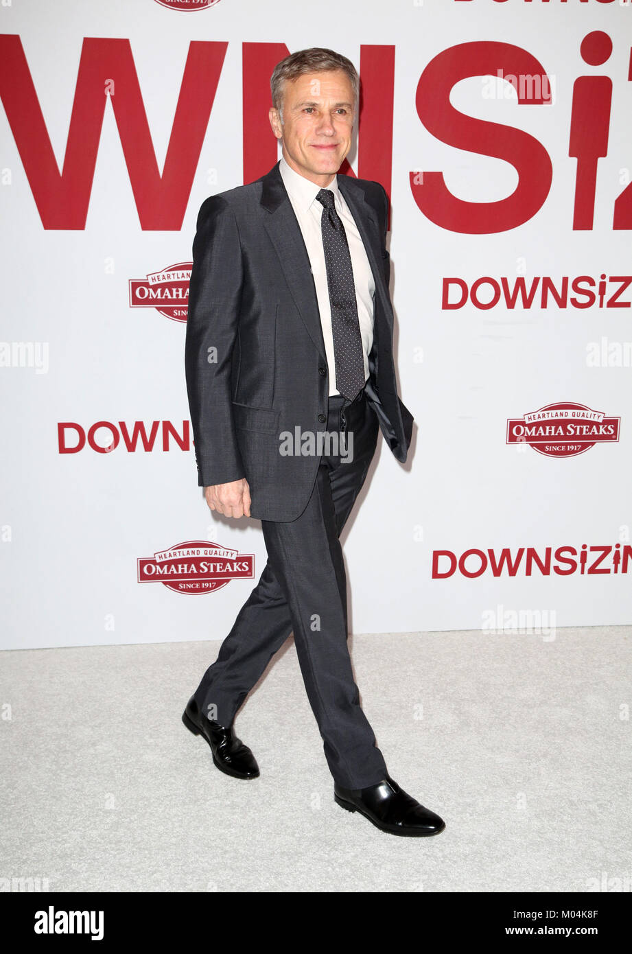Los Angeles premiere screening of 'Downsizing' held at Regency Village ...