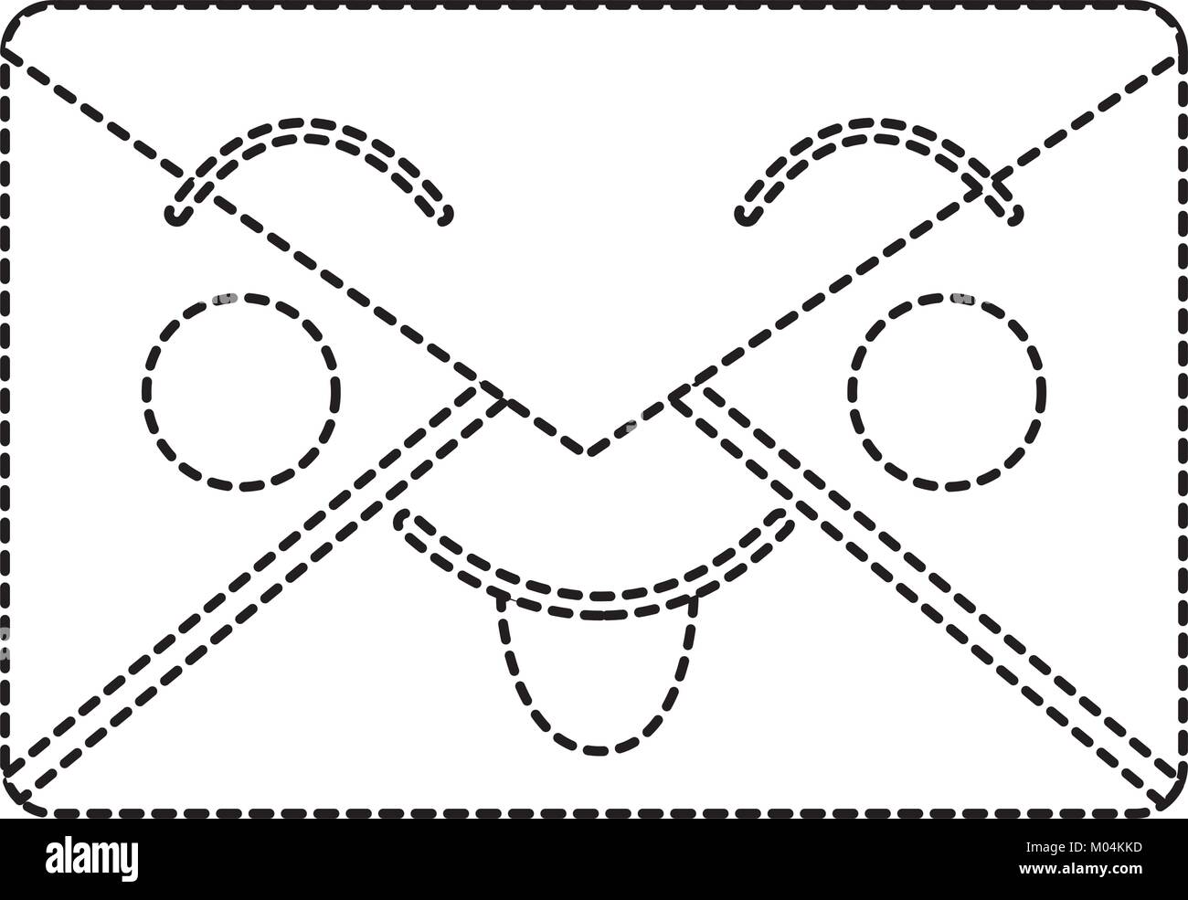 happy message envelope kawaii icon image Stock Vector Image & Art - Alamy