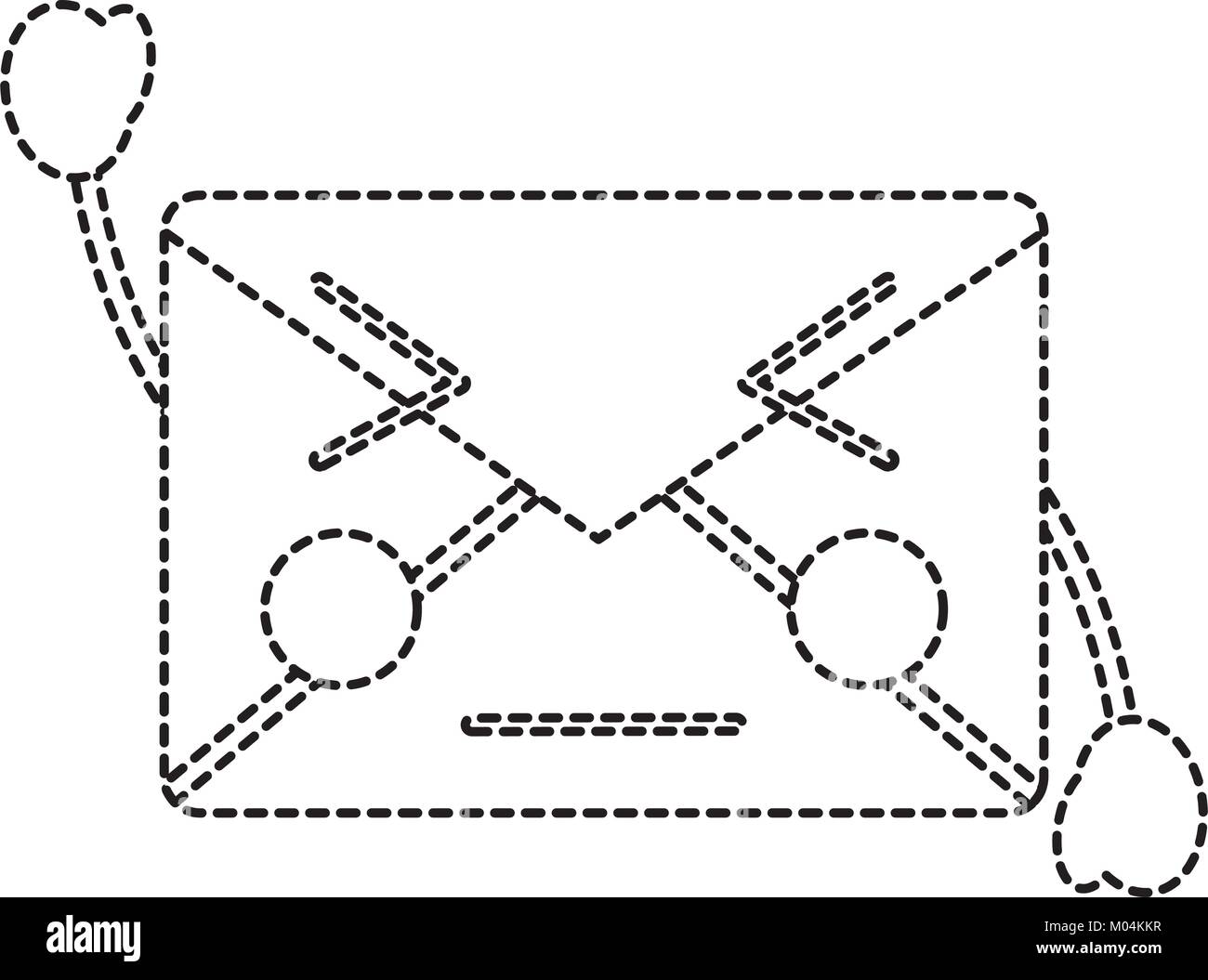 angry message envelope kawaii icon image Stock Vector Image & Art - Alamy