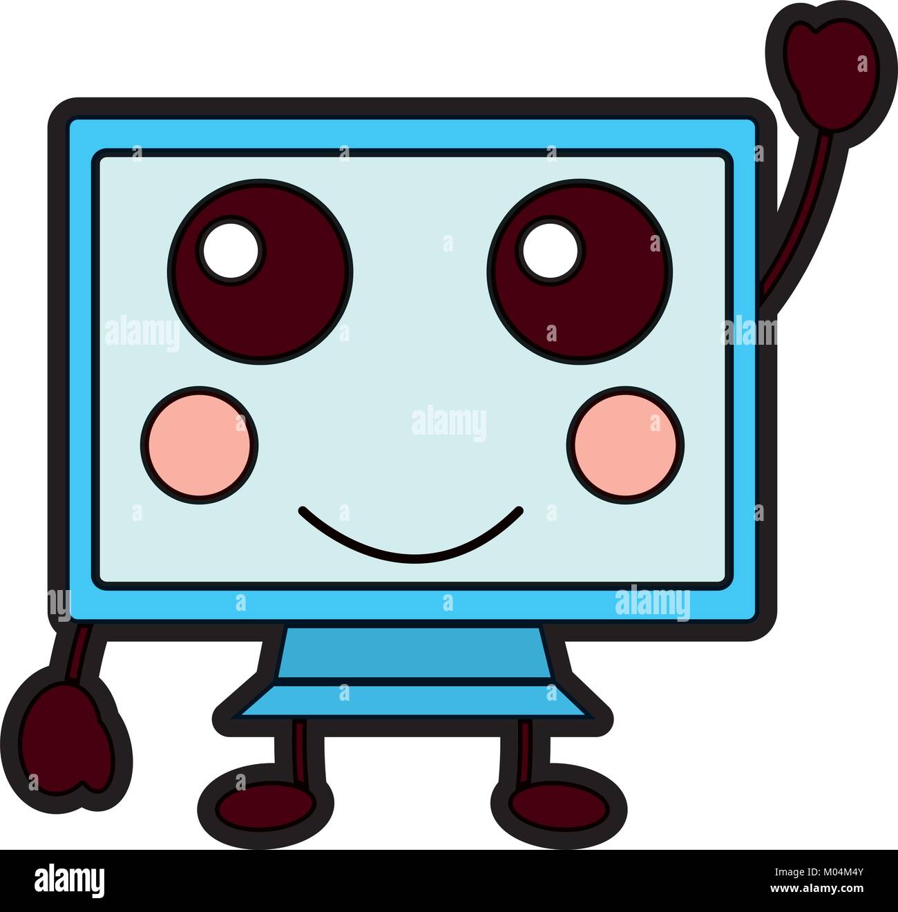 Happy Computer Clip Art