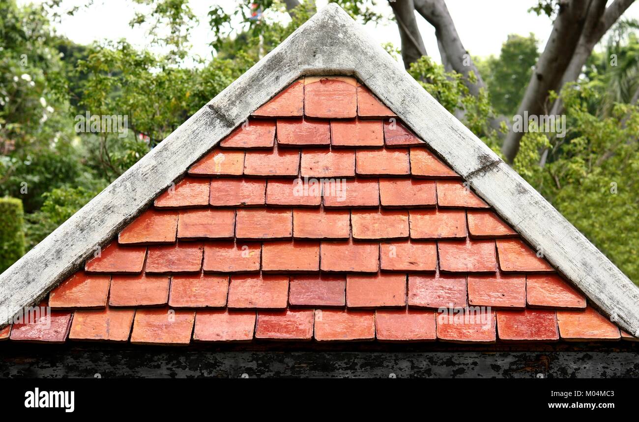 detail red rooftop texture Stock Photo - Alamy
