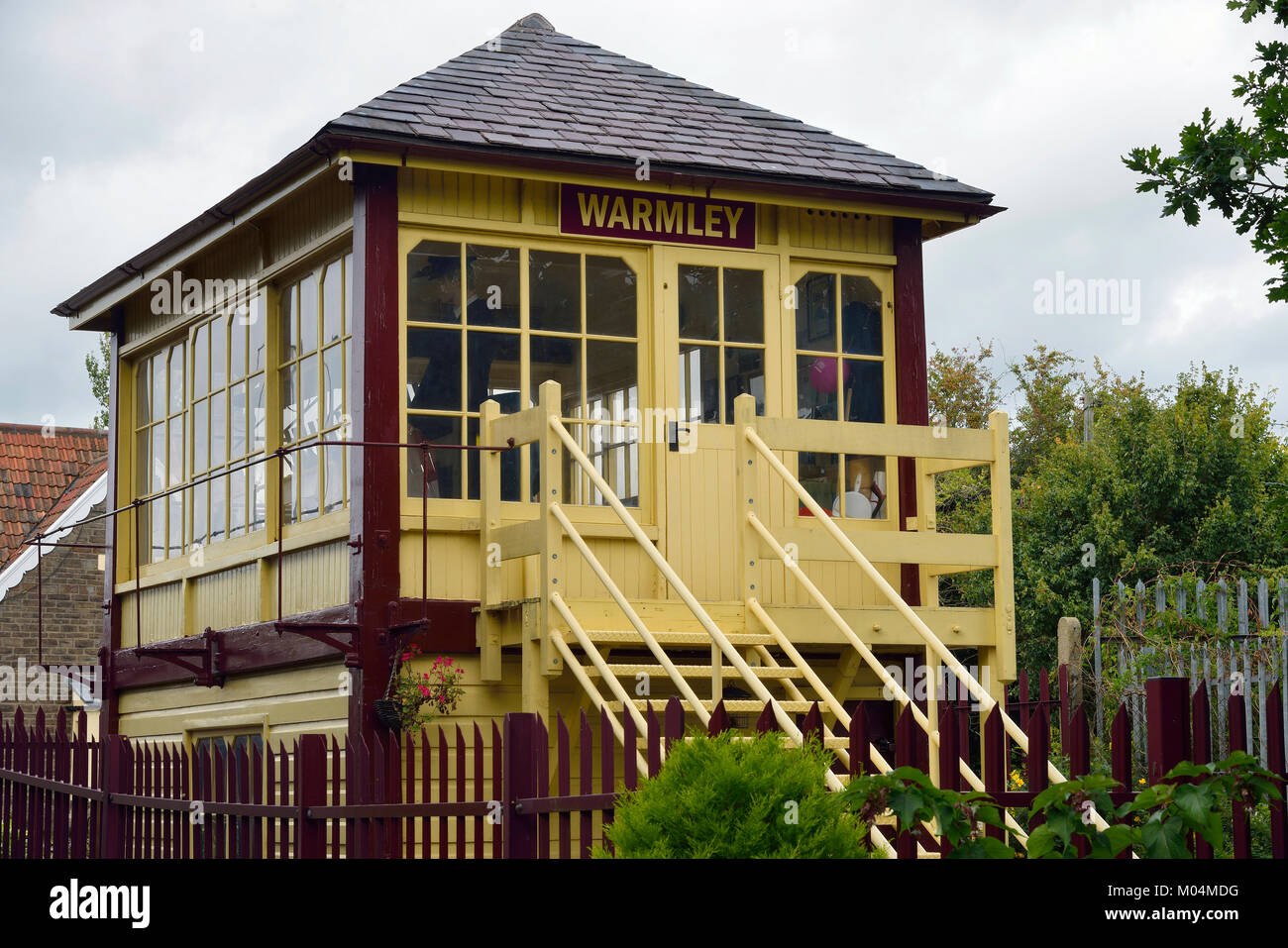 Restored Warmley Station Signal Box on the Avon Cycle Path between ...