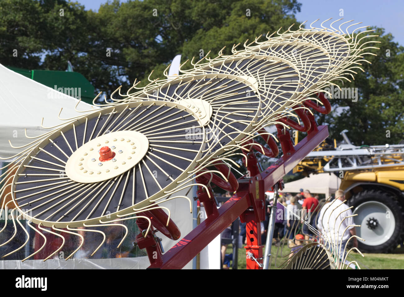 star wheel rake on display Stock Photo - Alamy