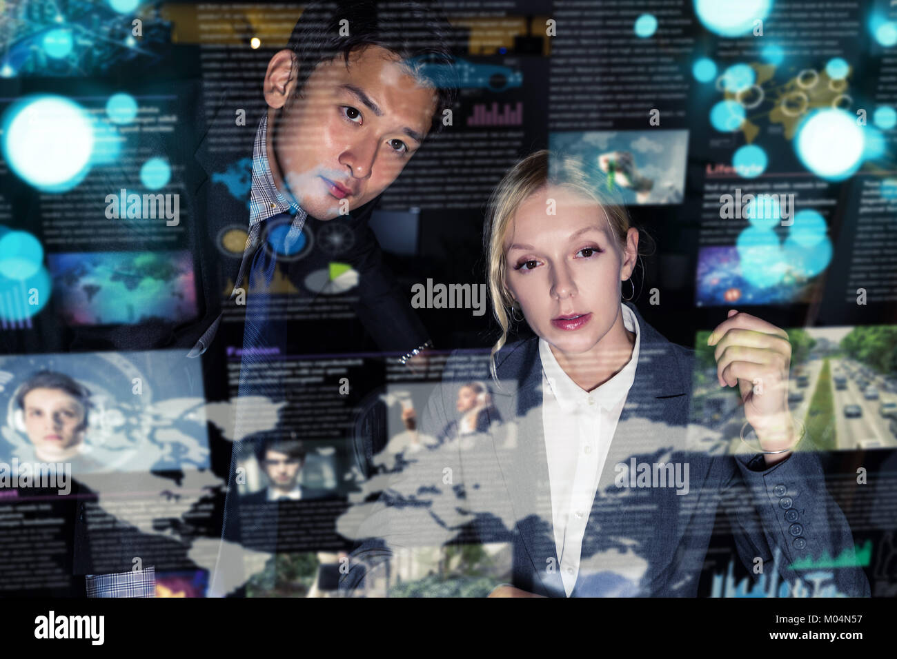 Futuristic hud display user interface hi-res stock photography and ...