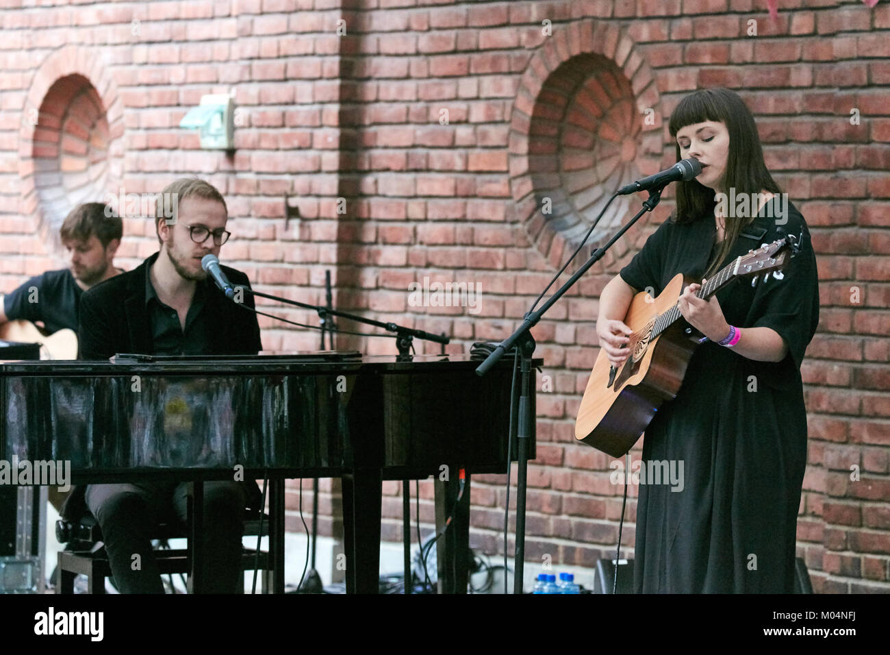 The Norwegian singer, songwriter and musician Siv Jakobsen performs a ...