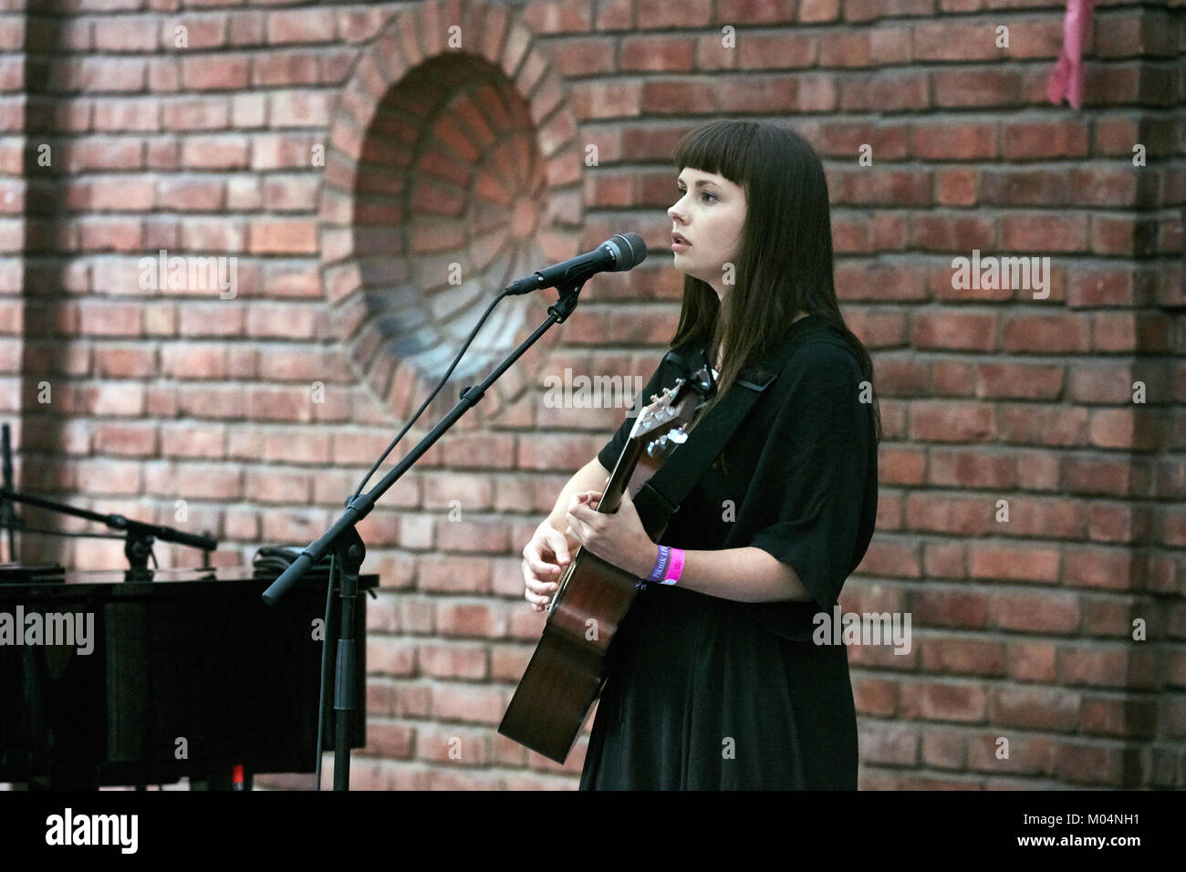The Norwegian singer, songwriter and musician Siv Jakobsen performs a ...
