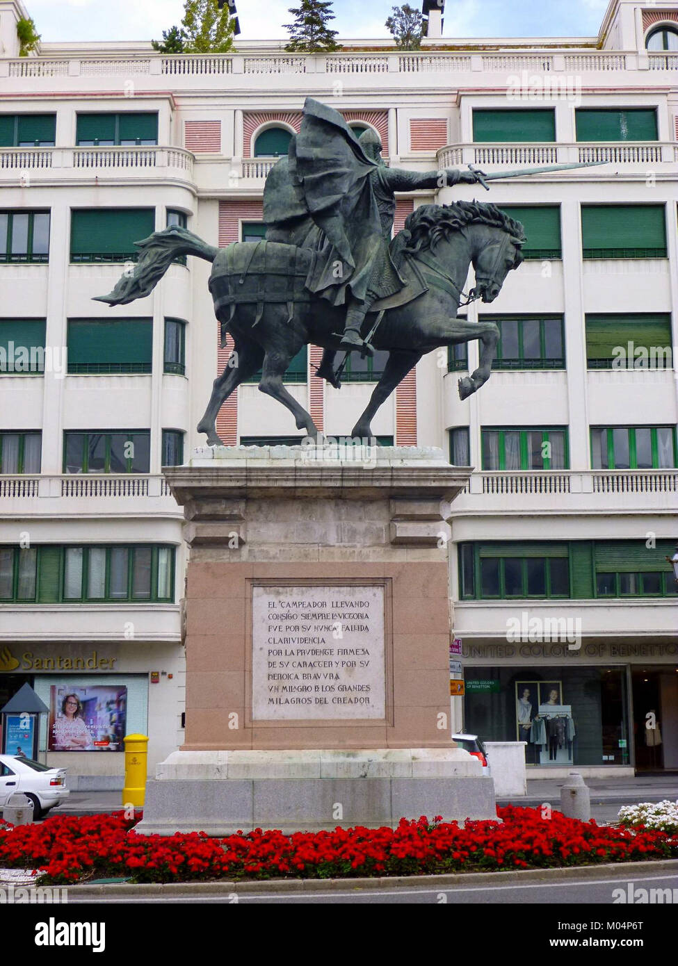 The Statue of El Cid in Burgos, Spain, stands as a symbol of Spanish ...