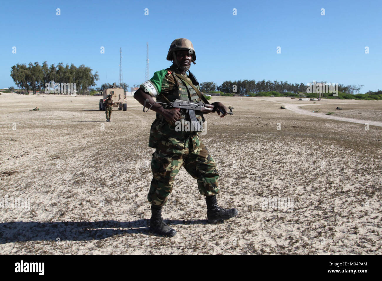 Burundian soldiers, as part of the African Union Mission in Somalia ...