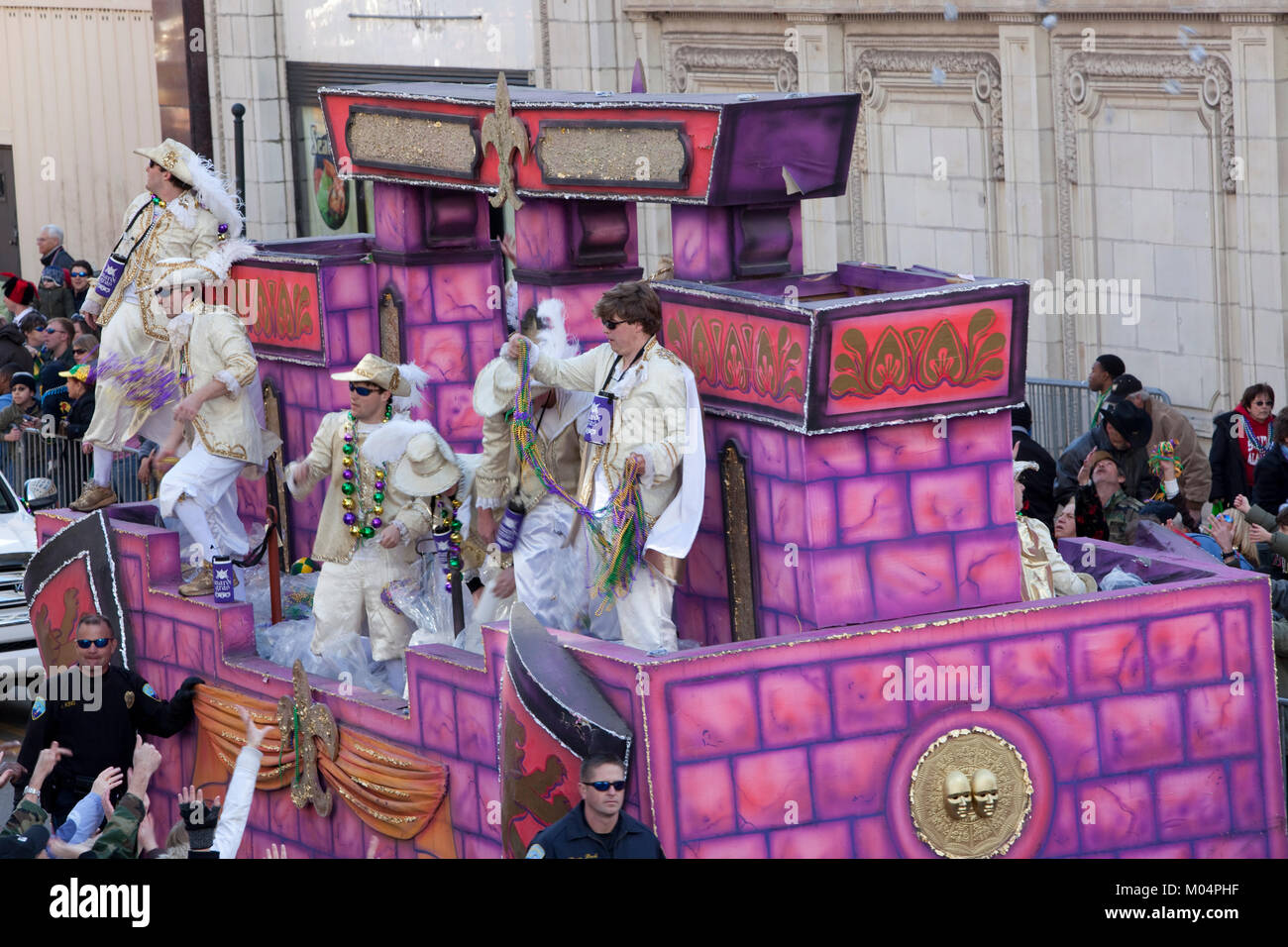 Mardi Gras Float Stock Photo - Alamy