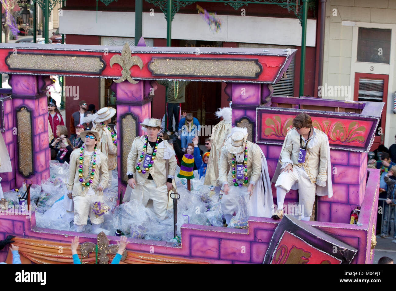 Mardi Gras Float Stock Photo - Alamy