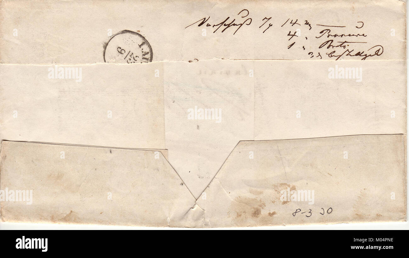 The 'Brief von 1858 R' refers to a letter from the year 1858, which ...