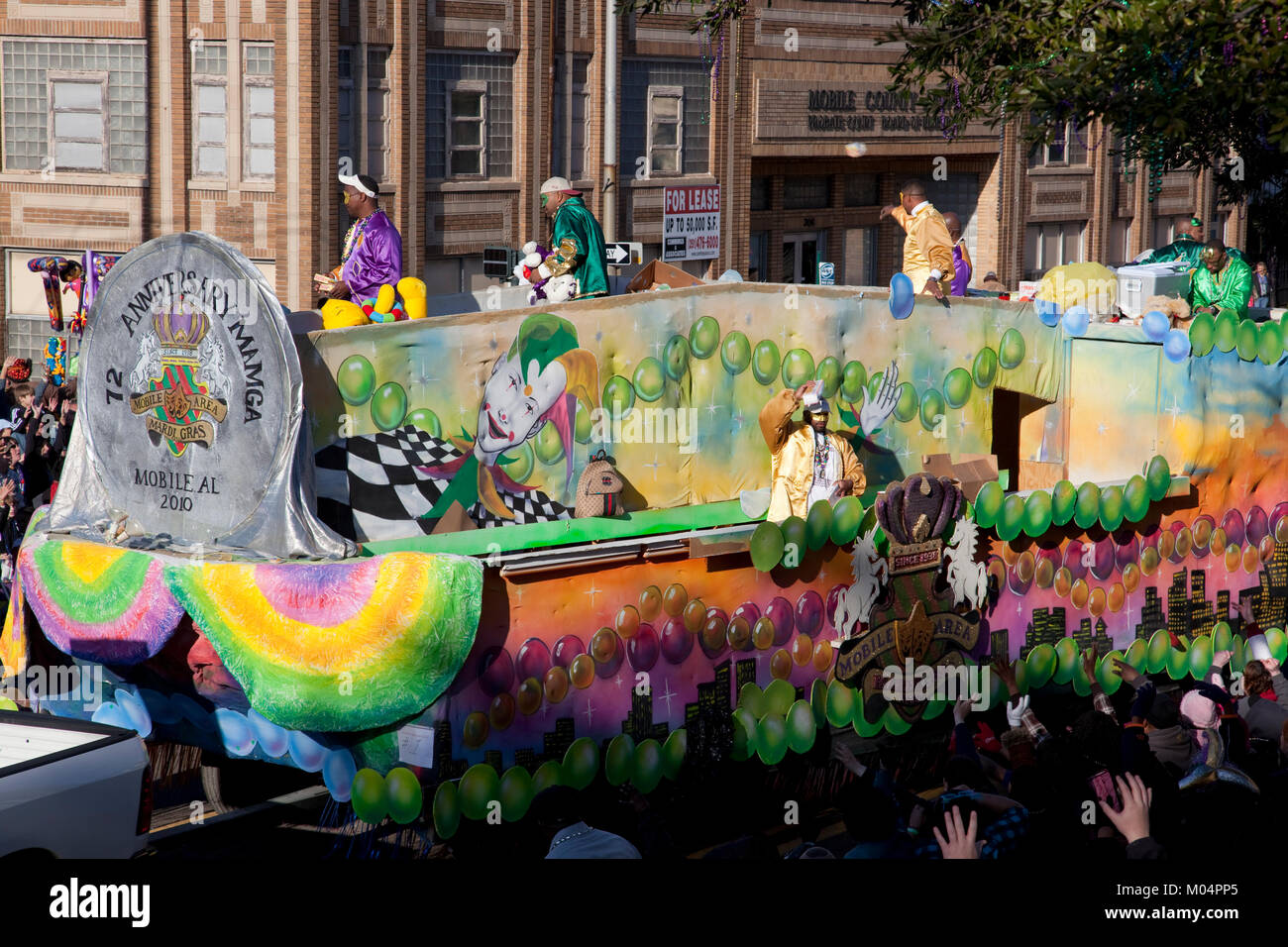 Mardi Gras Float Stock Photo - Alamy