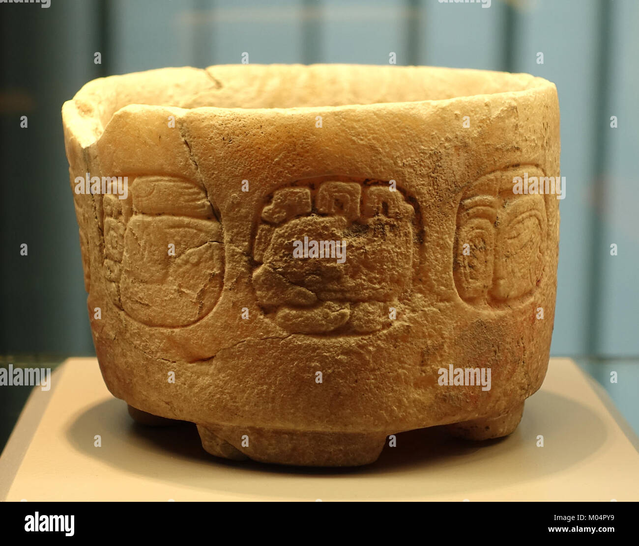 This Maya bowl from the Classic period is displayed at the Ethnological ...