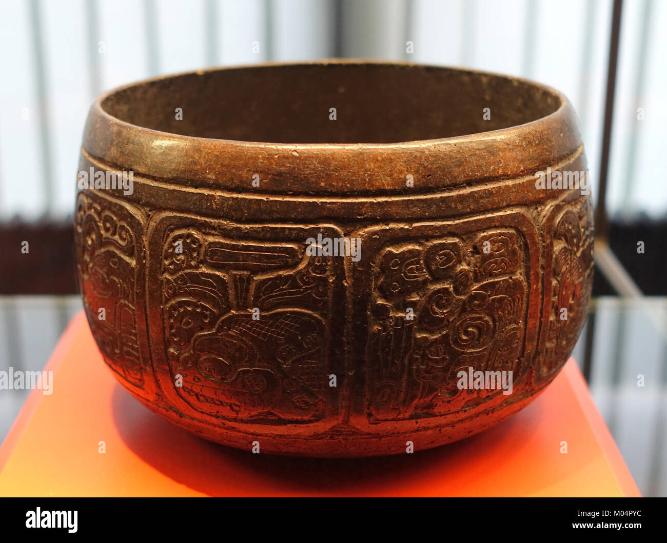 This classic Maya bowl, housed at the Ethnological Museum in Berlin ...