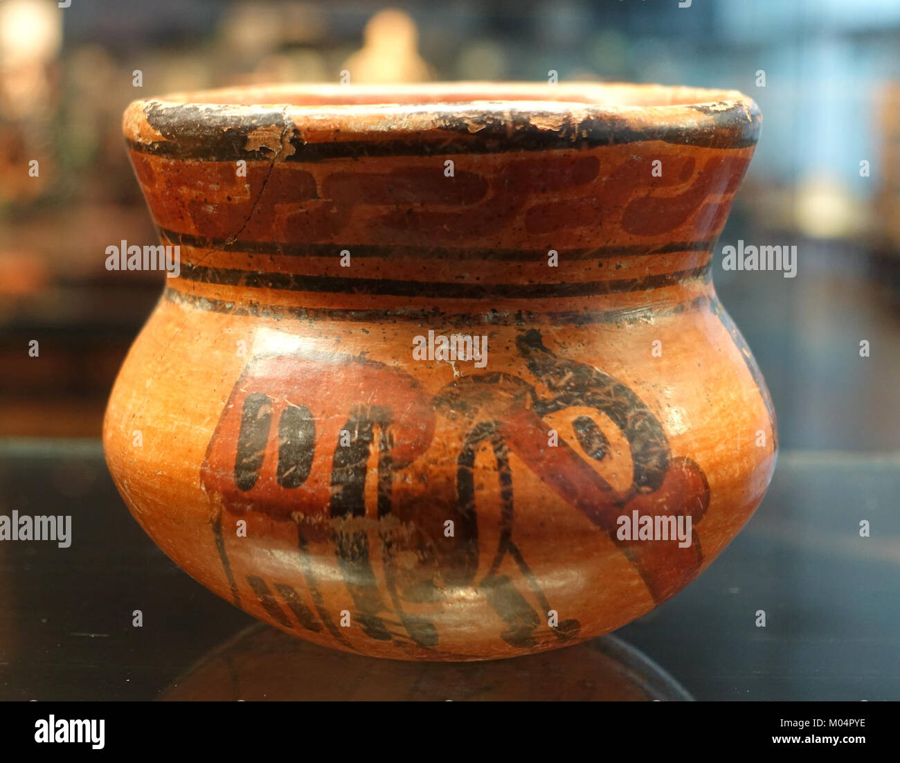 This Classic Maya bowl, displayed at the Ethnological Museum in Berlin ...