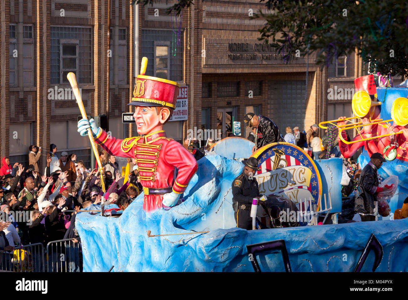 Music man Band Leader Float Stock Photo - Alamy