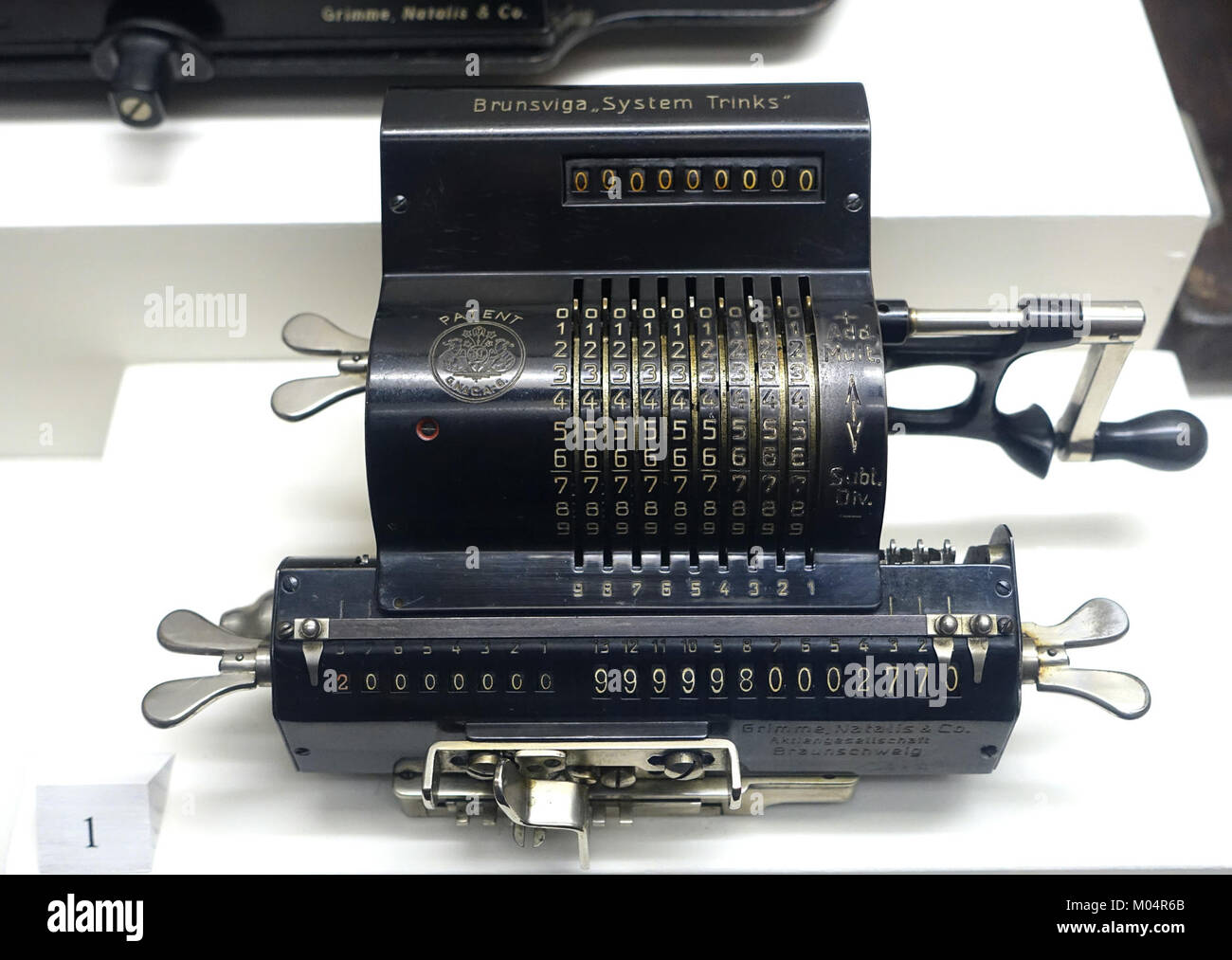 The Brunsviga M 24 is an early mechanical calculator designed and ...
