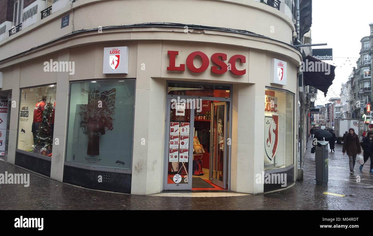 Boutique LOSC is a retail store associated with the LOSC sports club ...
