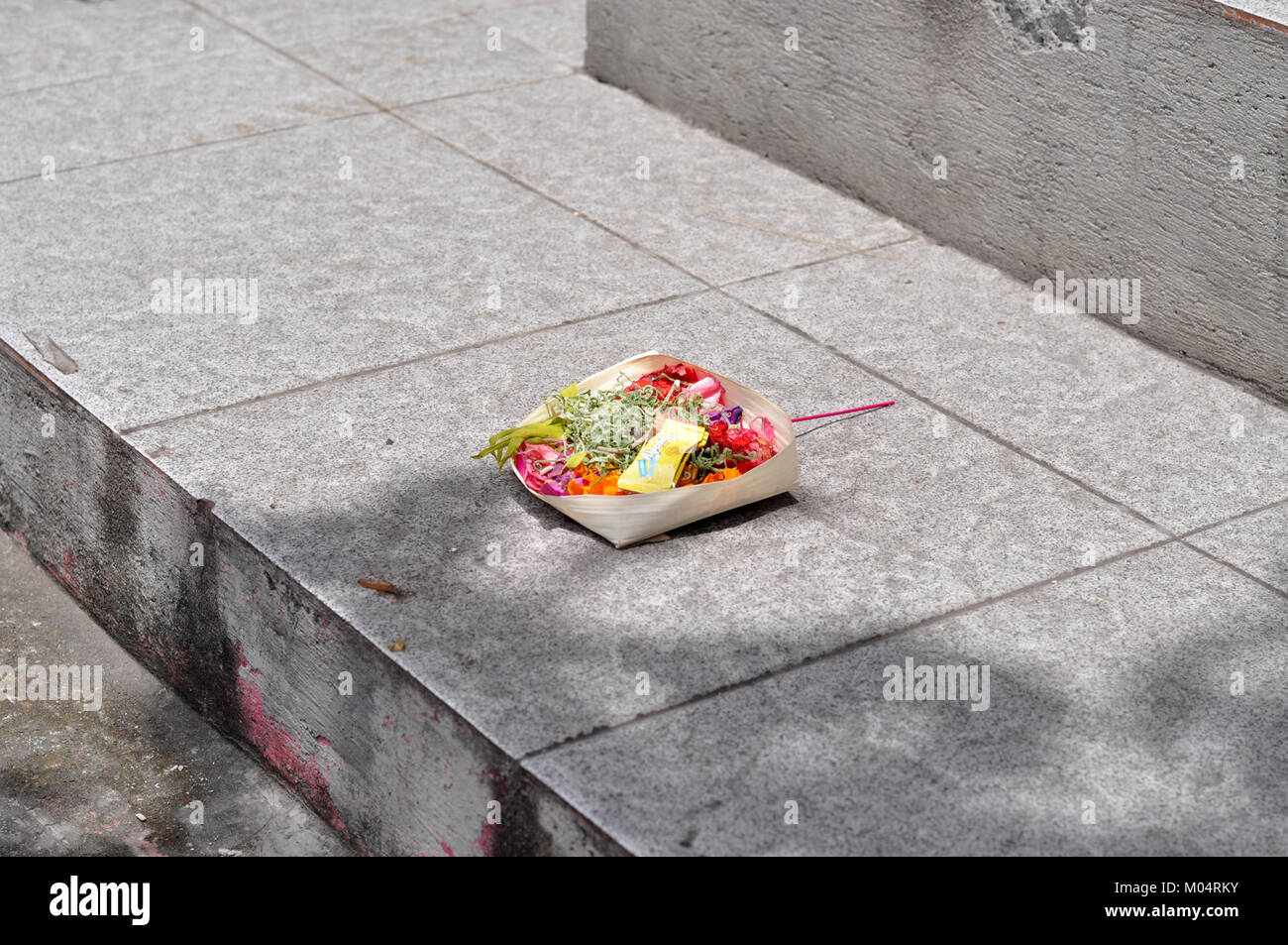 Canang is a traditional Balinese offering, often consisting of flowers ...