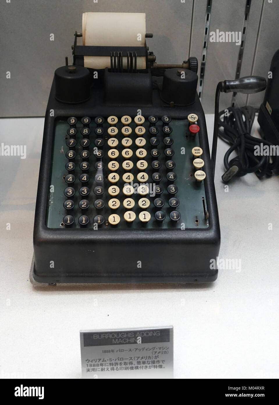 Burroughs adding machine hi-res stock photography and images - Alamy