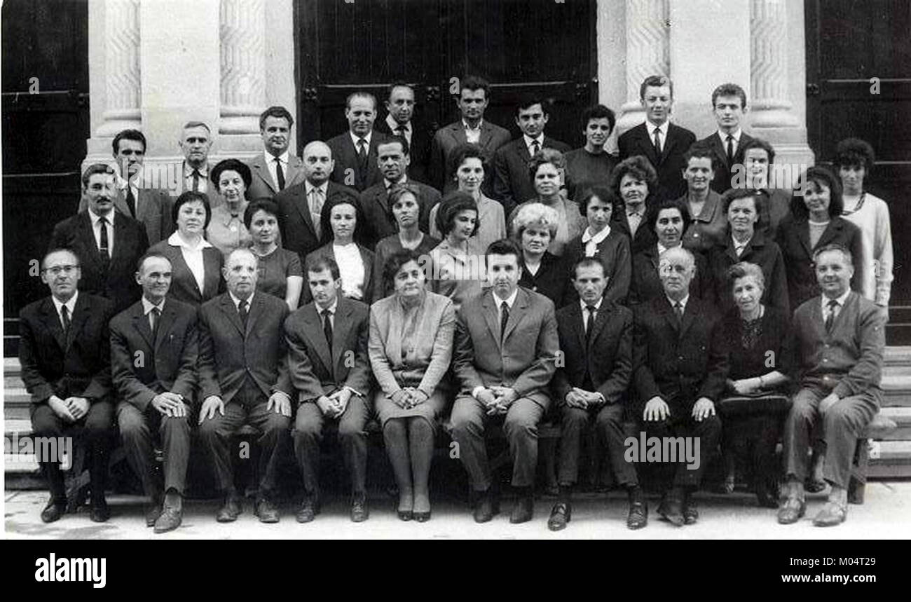 Cadre didactice LMV 1967 refers to the teaching staff associated with ...