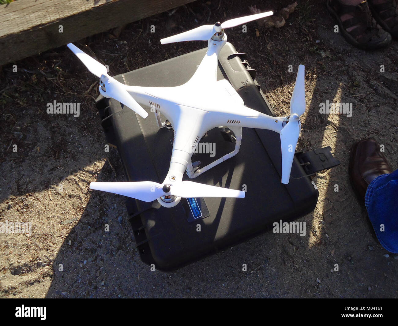 California drone before takeoff Stock Photo - Alamy