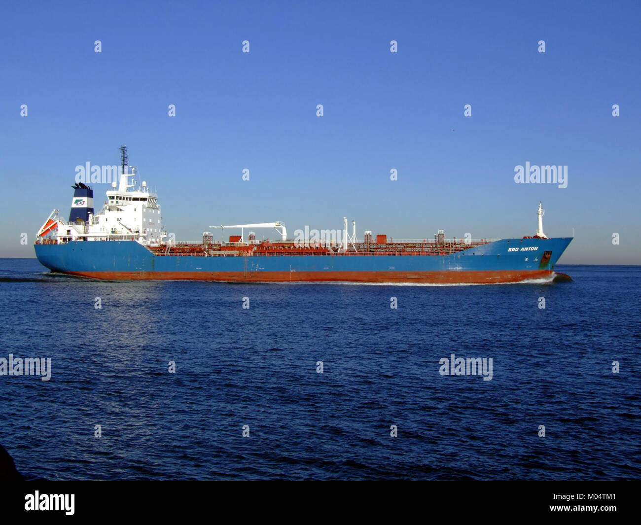 This image captures Bro Anton in the Port of Rotterdam, one of the ...