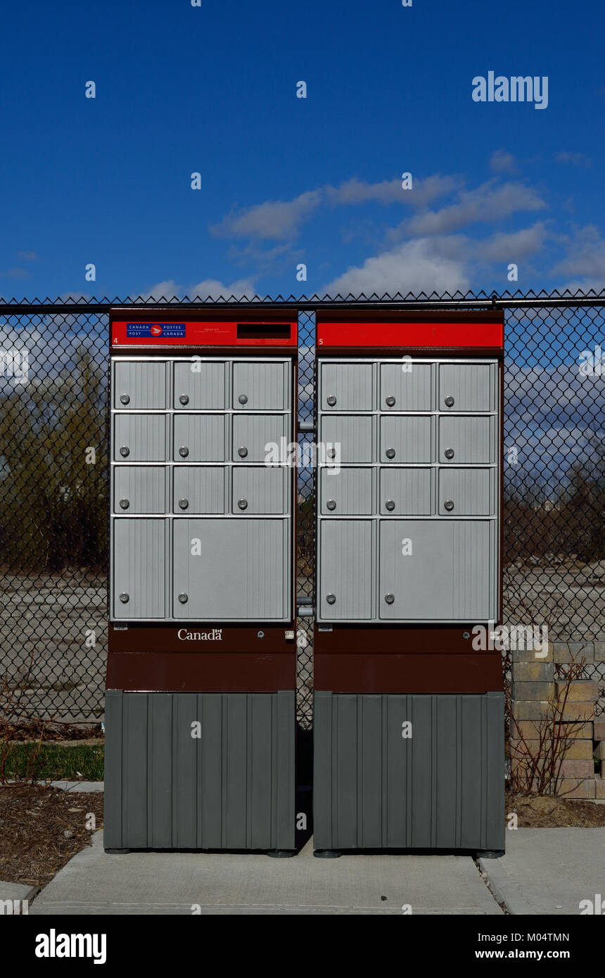 Canada Post community mailboxes serve as secure locations for residents ...