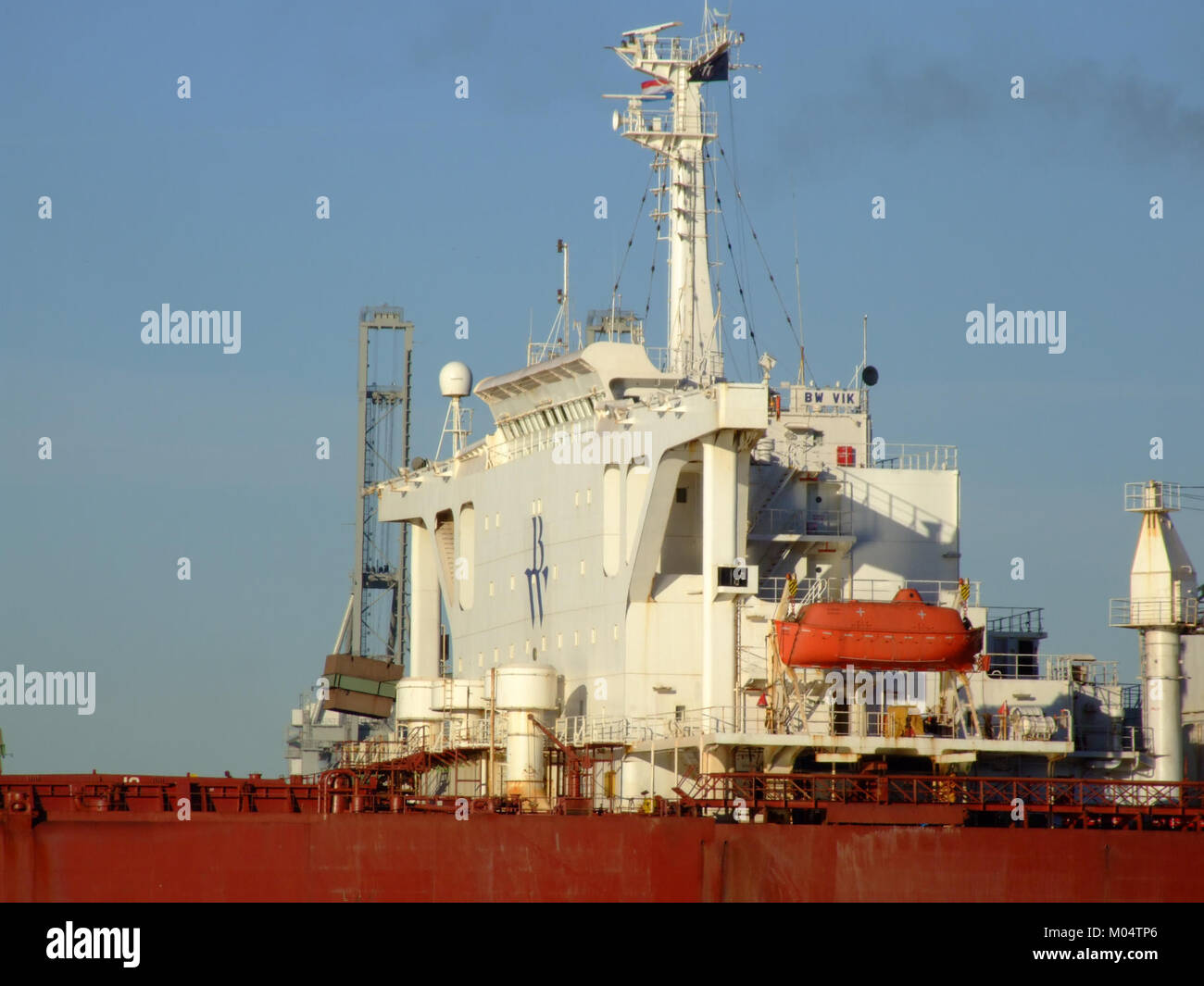 The BW VIK is an oil tanker identified by IMO number 8314483, captured ...