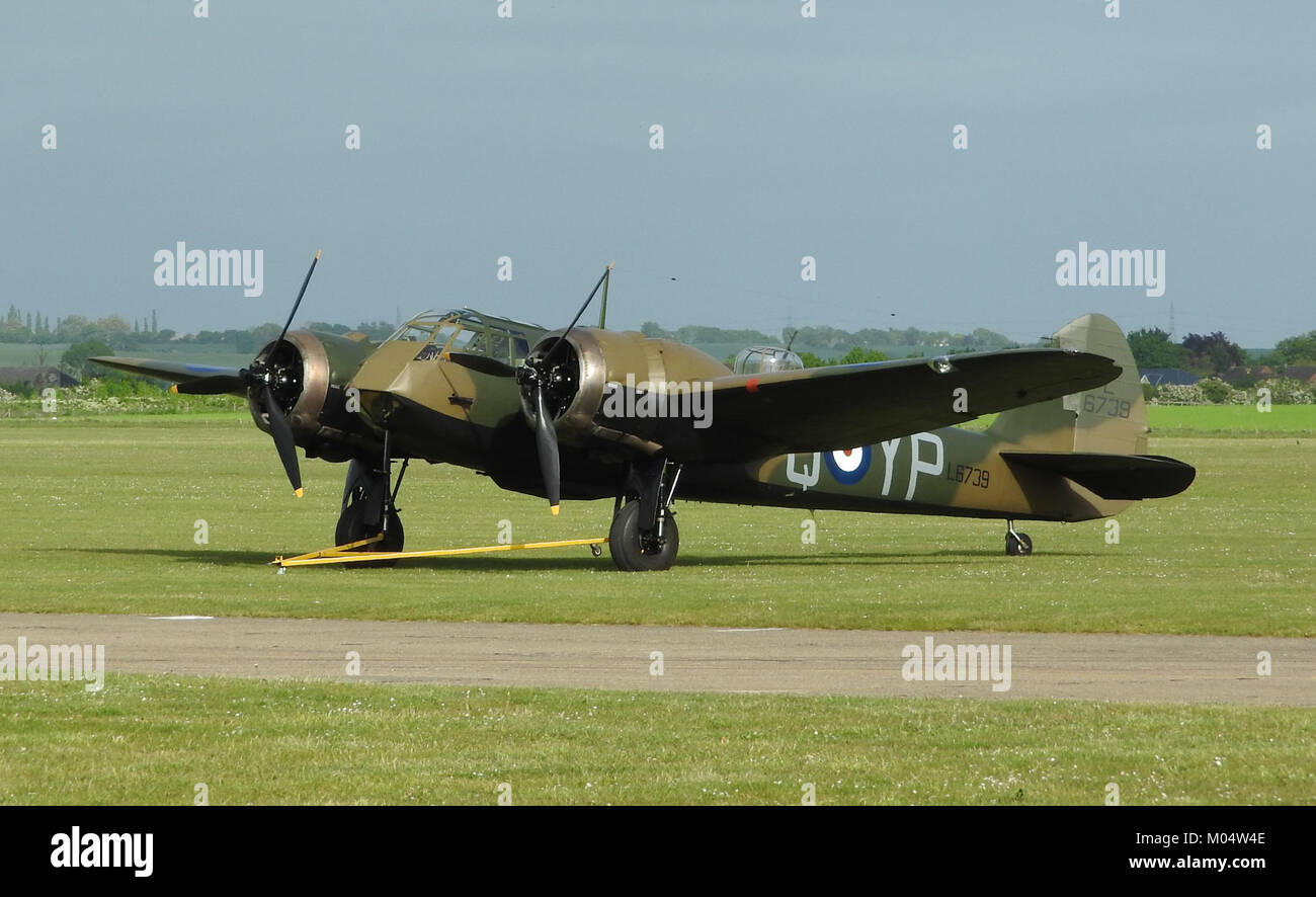The Bristol Blenheim, with registration number 17988167168, is a ...