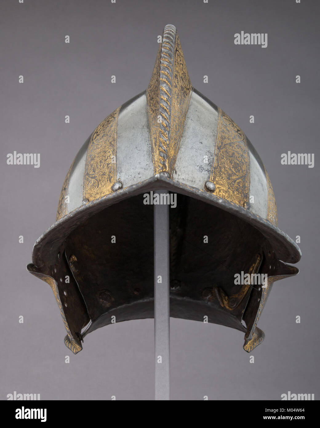 The Burgonet, cataloged as MET 04.3.221 002, is a historical helmet ...