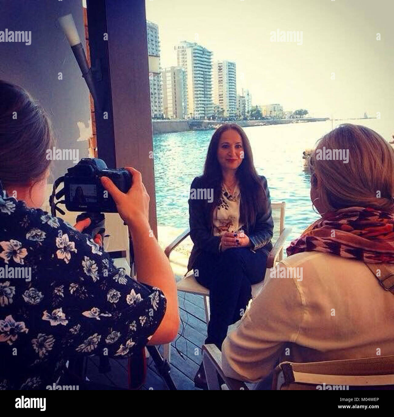 Canaan Global Sorority Documentary Interview Stock Photo - Alamy