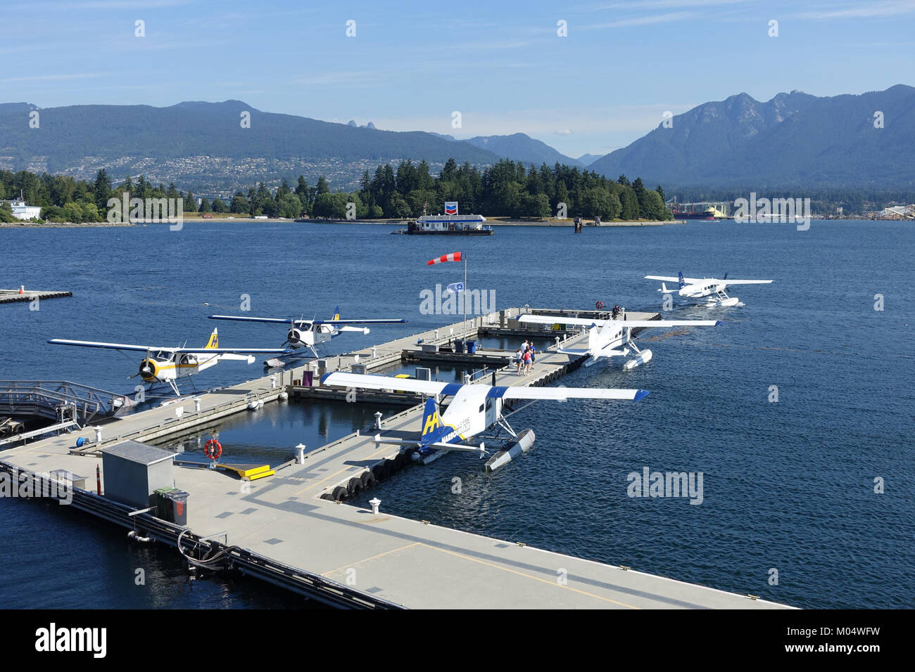 Burrard Inlet in Vancouver, Canada, features a scenic view with ...