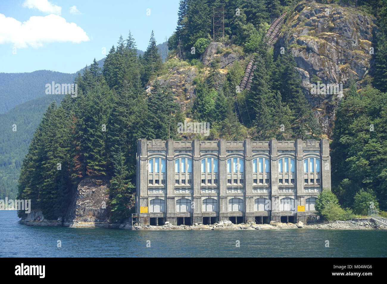 The Buntzen Generating Station, located in Vancouver, Canada, is a ...