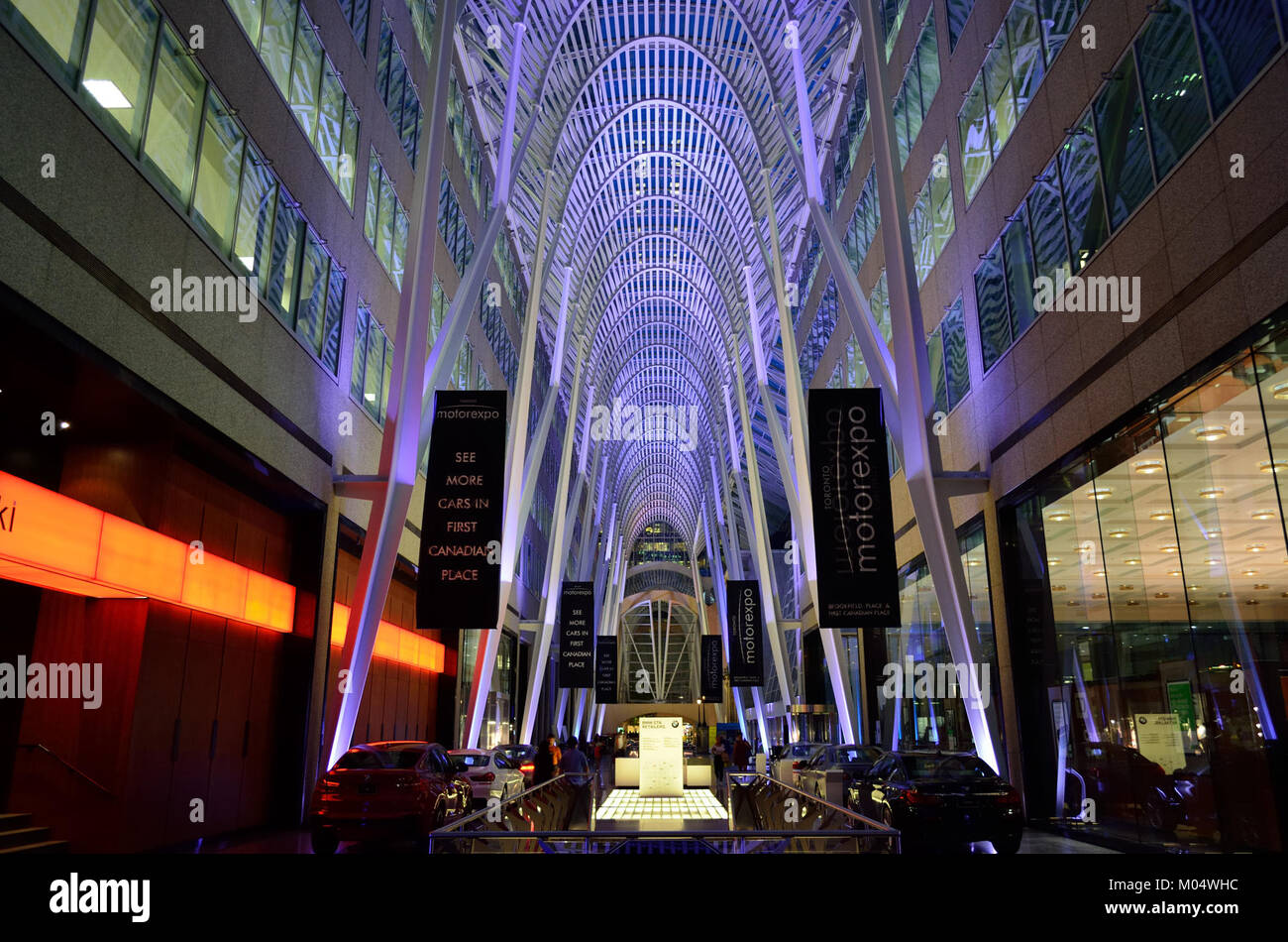 Surrounding buildings display modern architecture hi-res stock ...