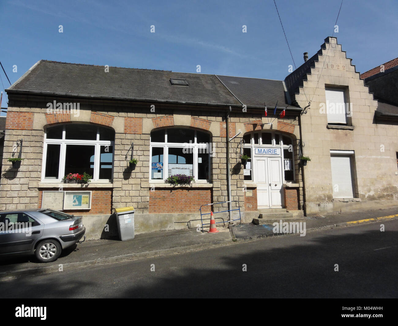 The Brenelle town hall, located in the Aisne region of France, serves ...