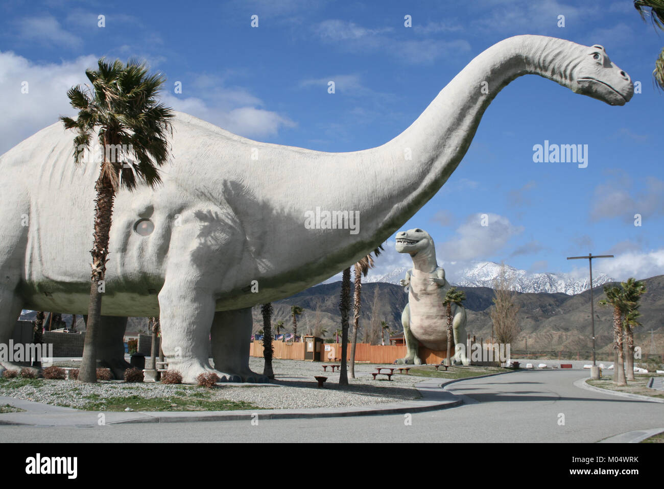 The Cabazon Dinosaurs are a famous roadside attraction located in ...