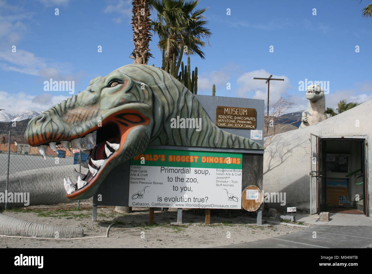 The Cabazon Dinosaurs Museum, located in Cabazon, California, features ...