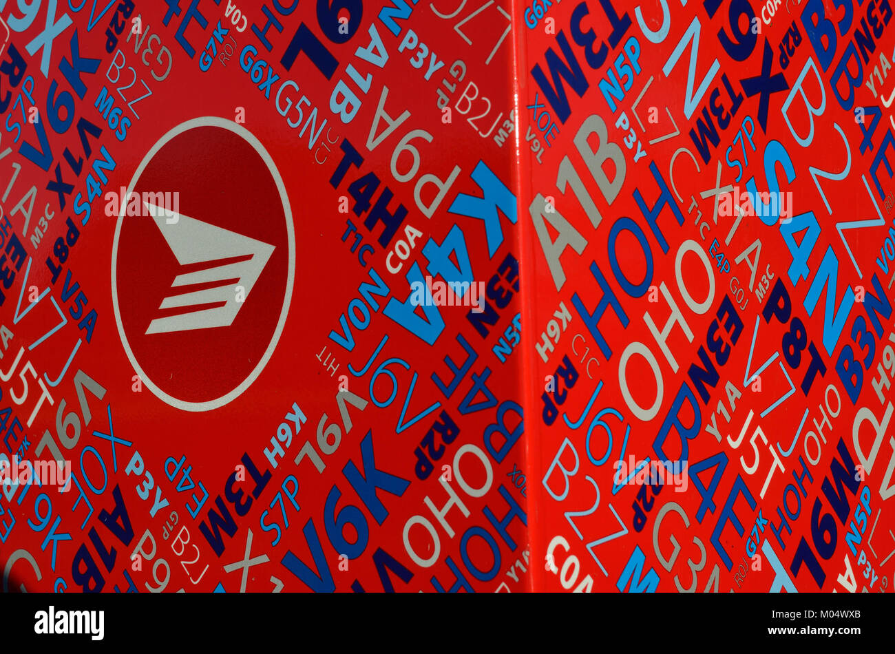 A Canadian postal box from Canada Post, designed for collecting mail ...