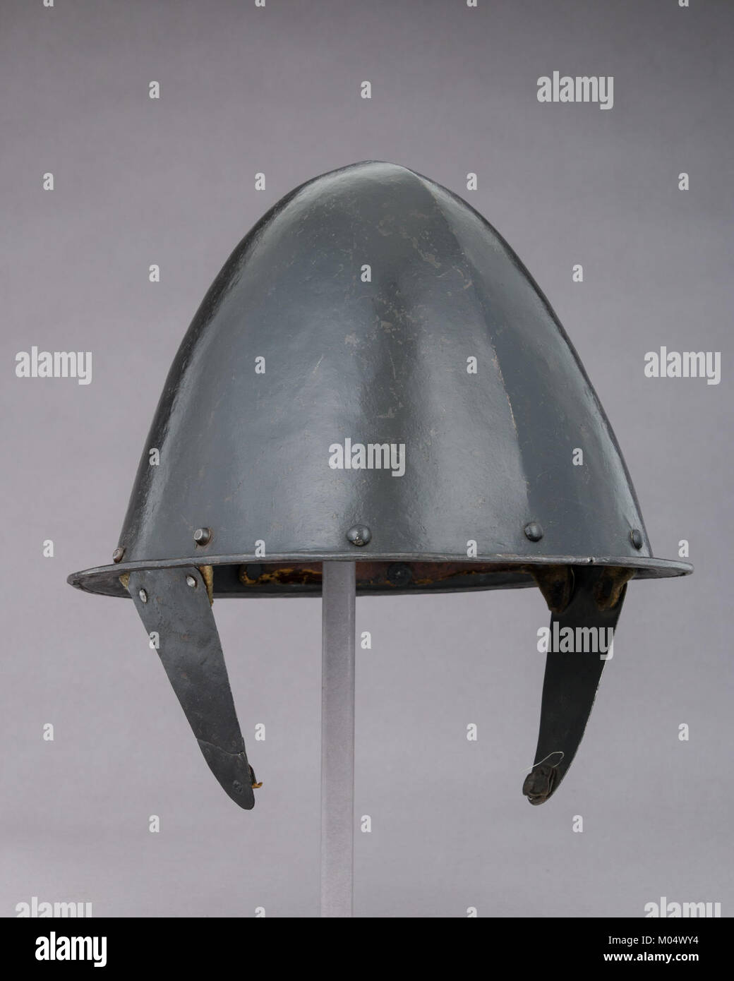 The cabasset is a 16th-century European helmet with a rounded shape and ...
