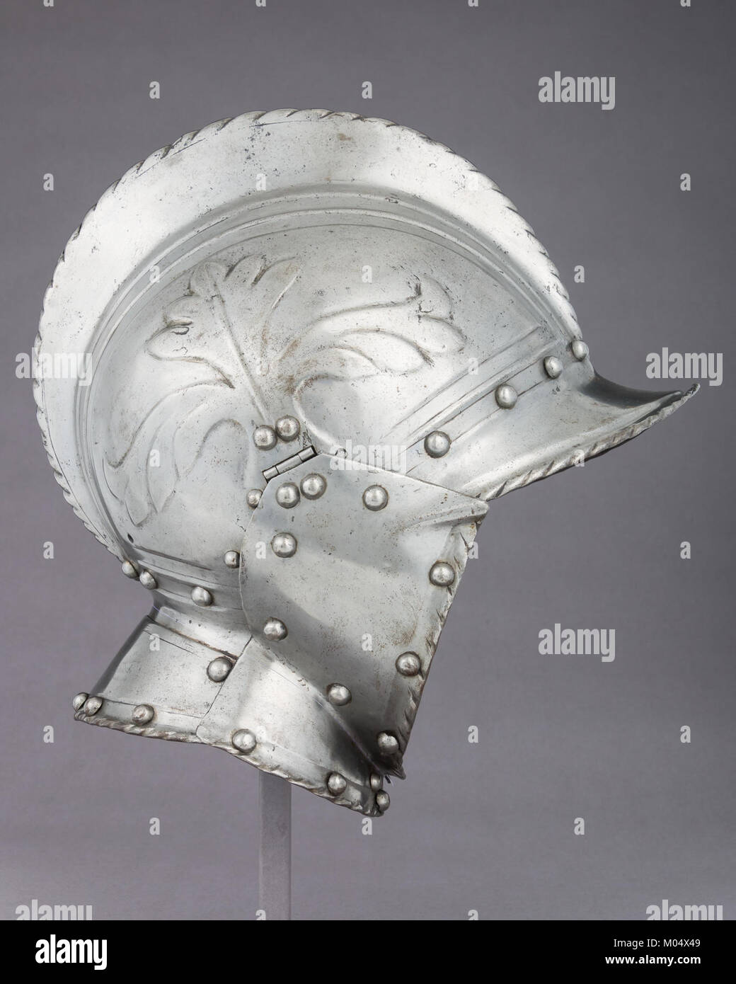 A 16th-century Burgonet helmet in the collection of the Metropolitan ...