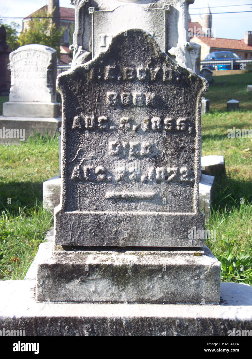 A photograph taken at St. Clair Cemetery on October 6, 2015, of Irene ...
