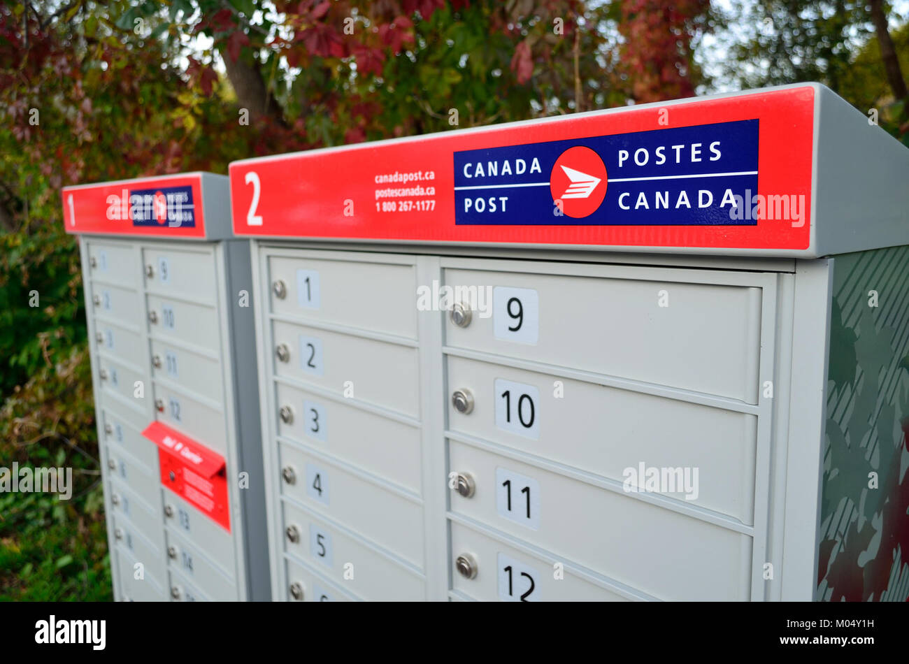Canada Post Community Mailboxes are part of Canada's postal service ...