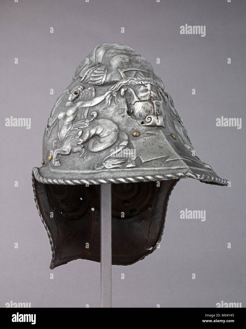 The Burgonet helmet, inspired by the work of Italian Renaissance armor ...