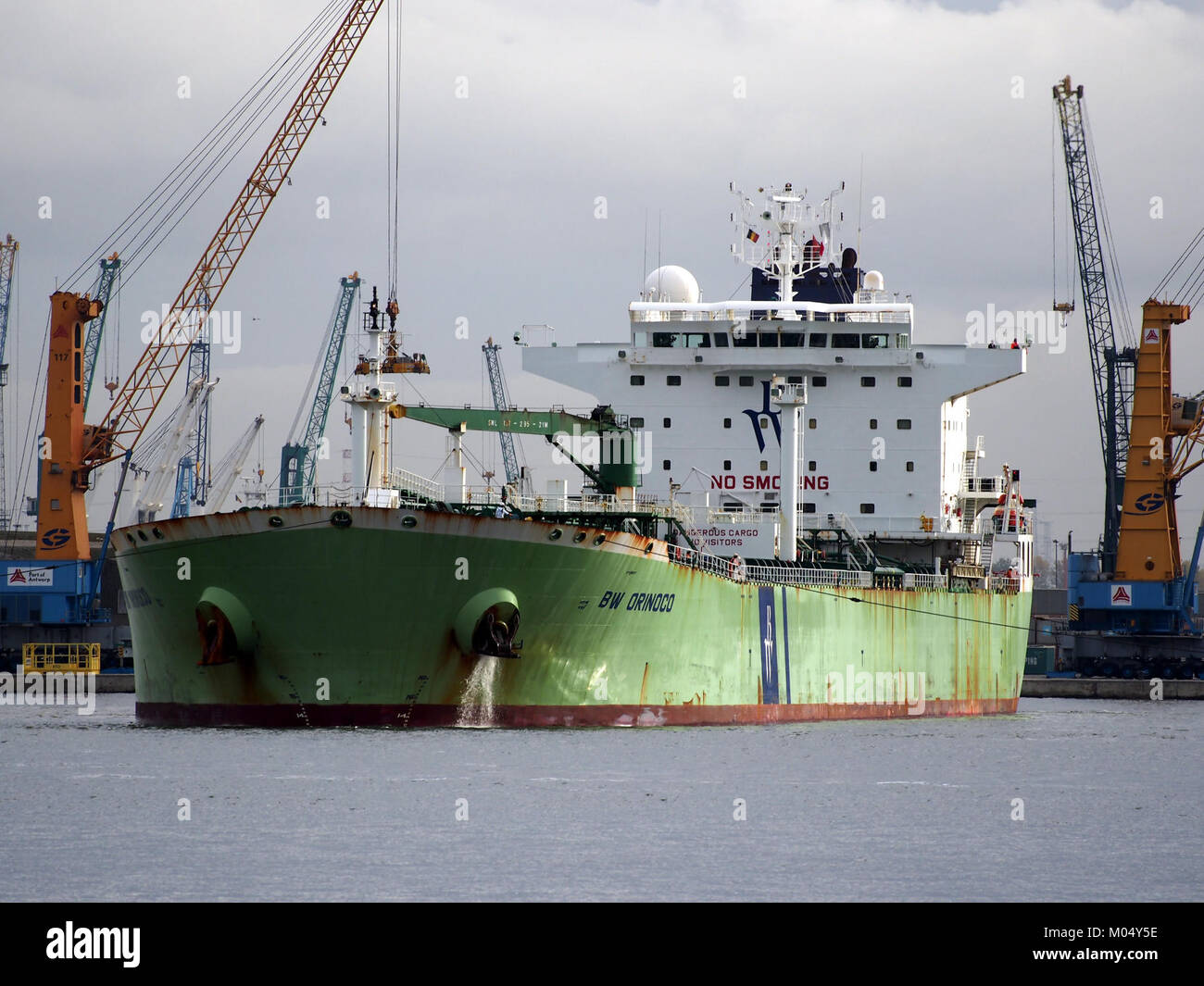 BW Orinoco (ship, 2007), IMO 9324320, Port of Antwerp pic5 Stock Photo ...