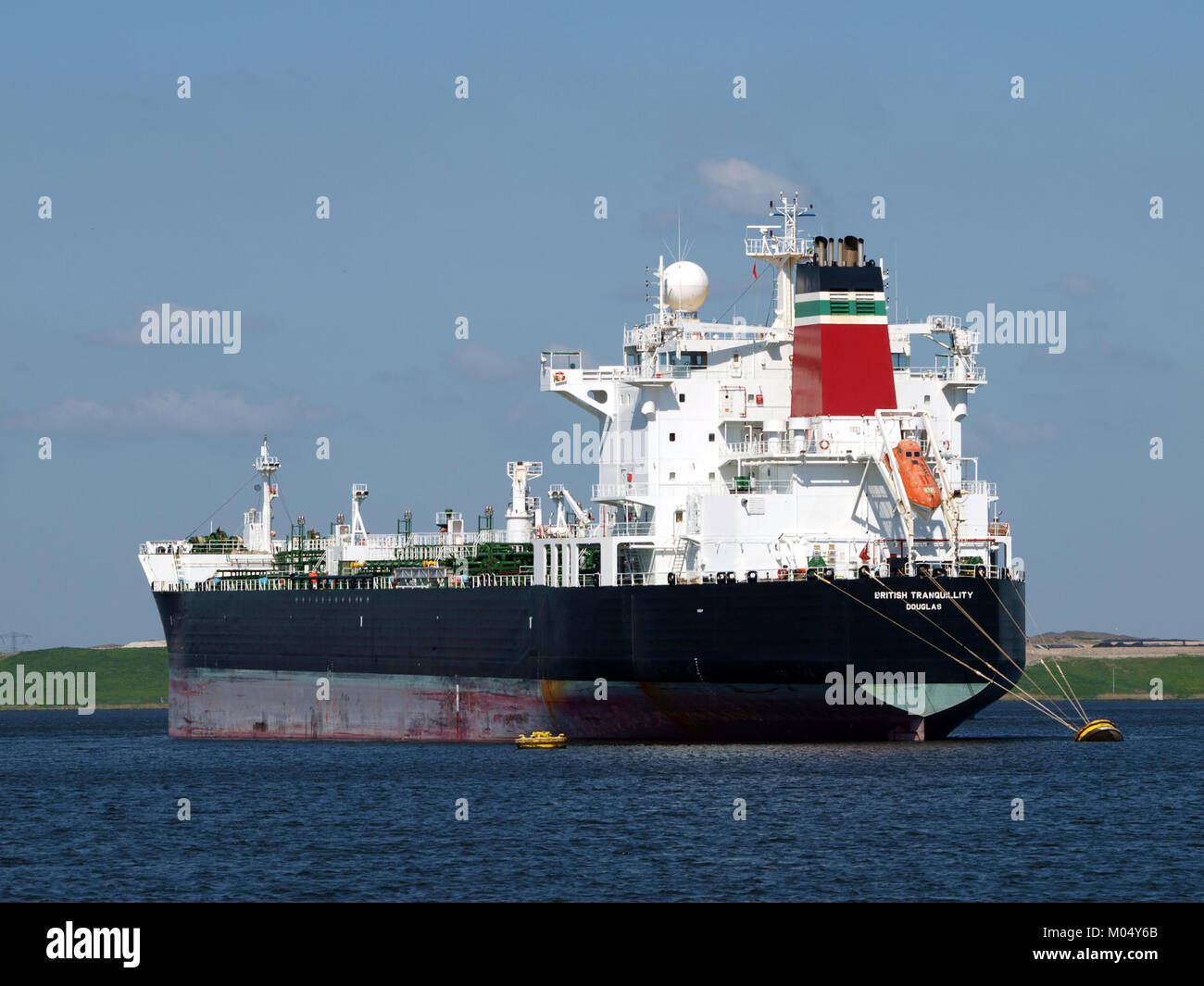 The British Tranquillity, a vessel with IMO number 9288849 and callsign ...